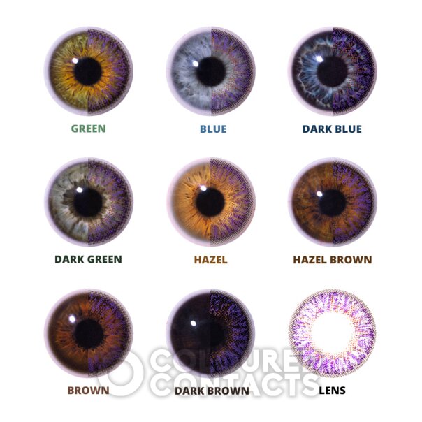 violet eye colour