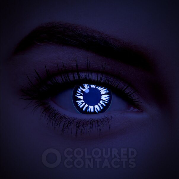 Red Dolly Uv I-Glow Coloured Contact Lenses (30 Day) | Coloured Contact ...