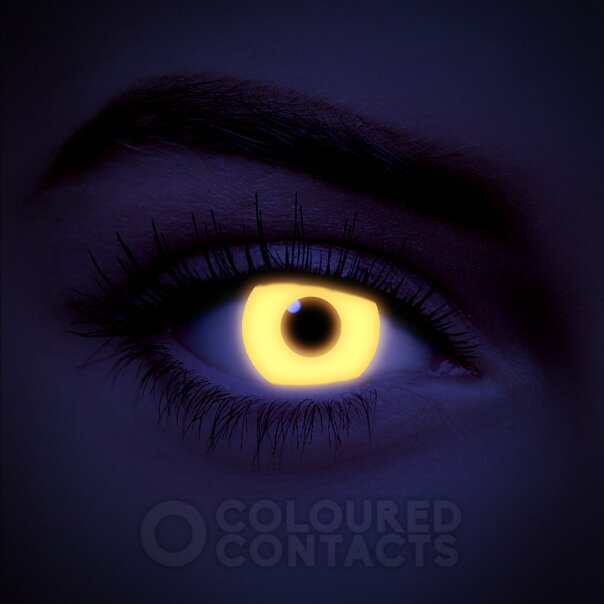 Orange UV Eye Contact Lenses (Daily) | Coloured Contacts