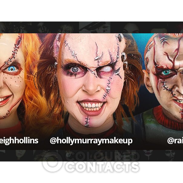 chucky face makeup tutorial