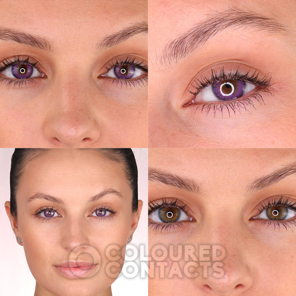 Amethyst Purple Daily Colored Contacts | Natural Lenses