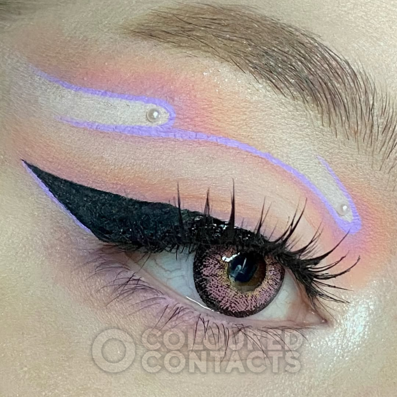 Gray Galaxy Colored Contact Lenses, Universe Space Eye Contacts