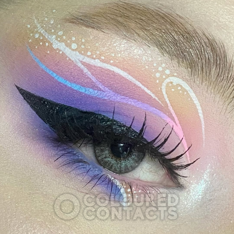 Storm Cloud Gray Colored Contact Lenses 90 Day, Natural Contacts US