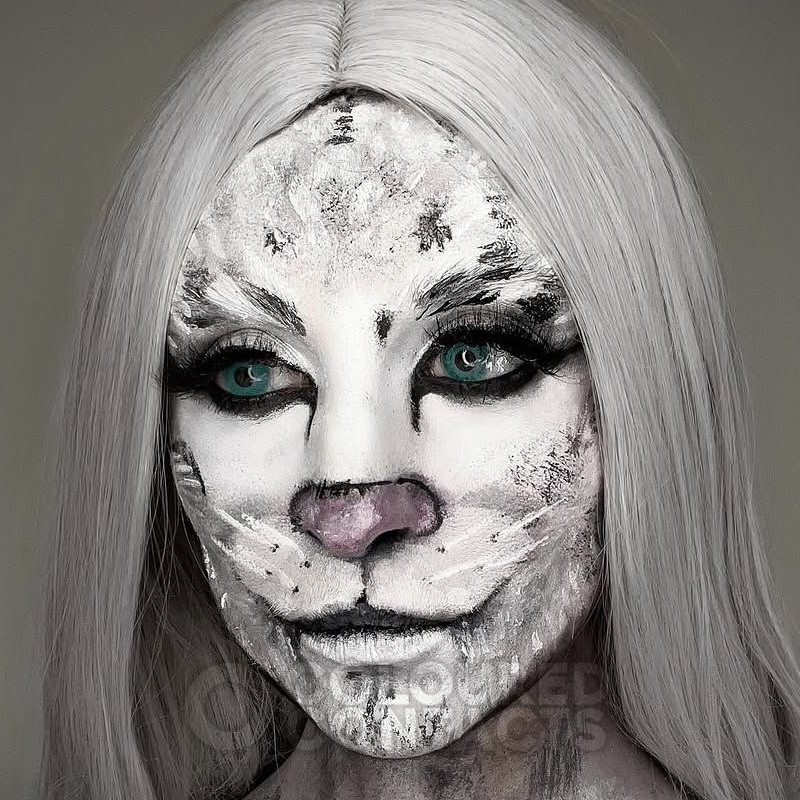 Yellow Cat Eye Colored Contact Lenses Daily, Animal & Reptile Lens