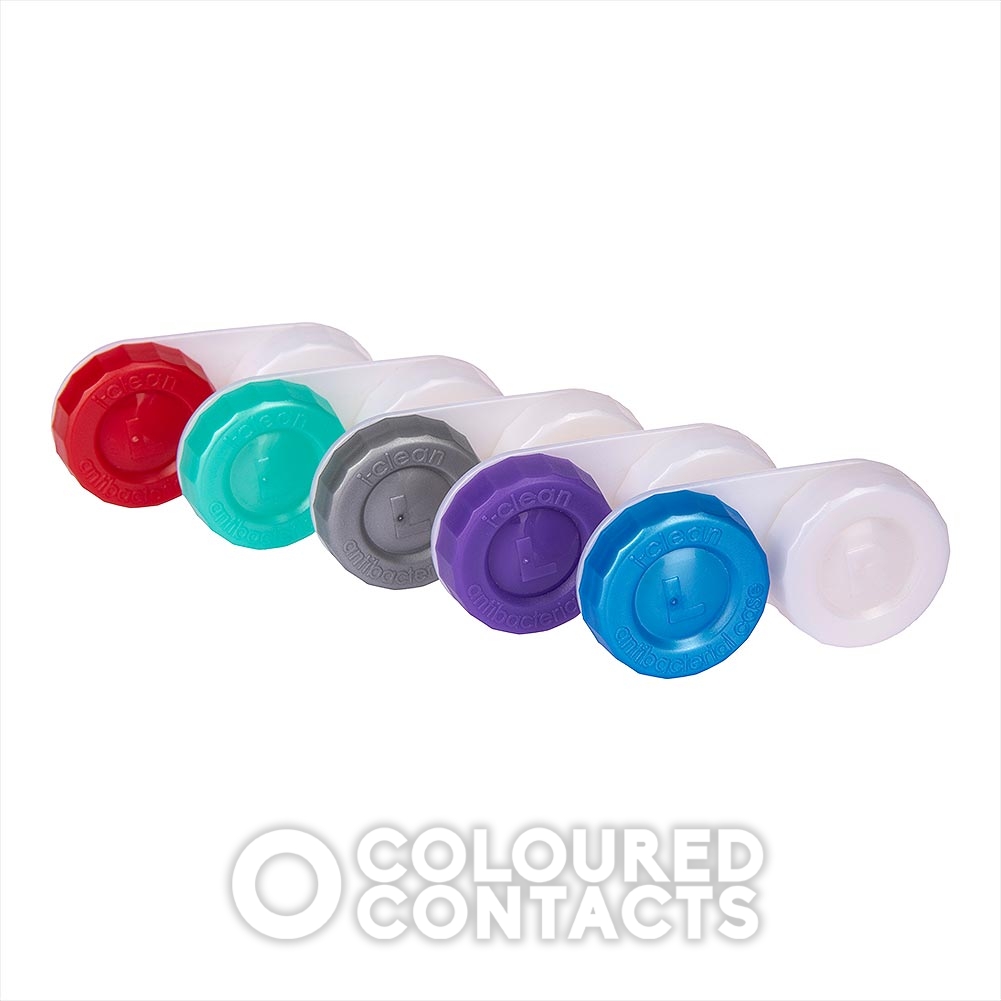 Antibacterial Contact Lens Case, Cleaning Travel Kit, Lens Care