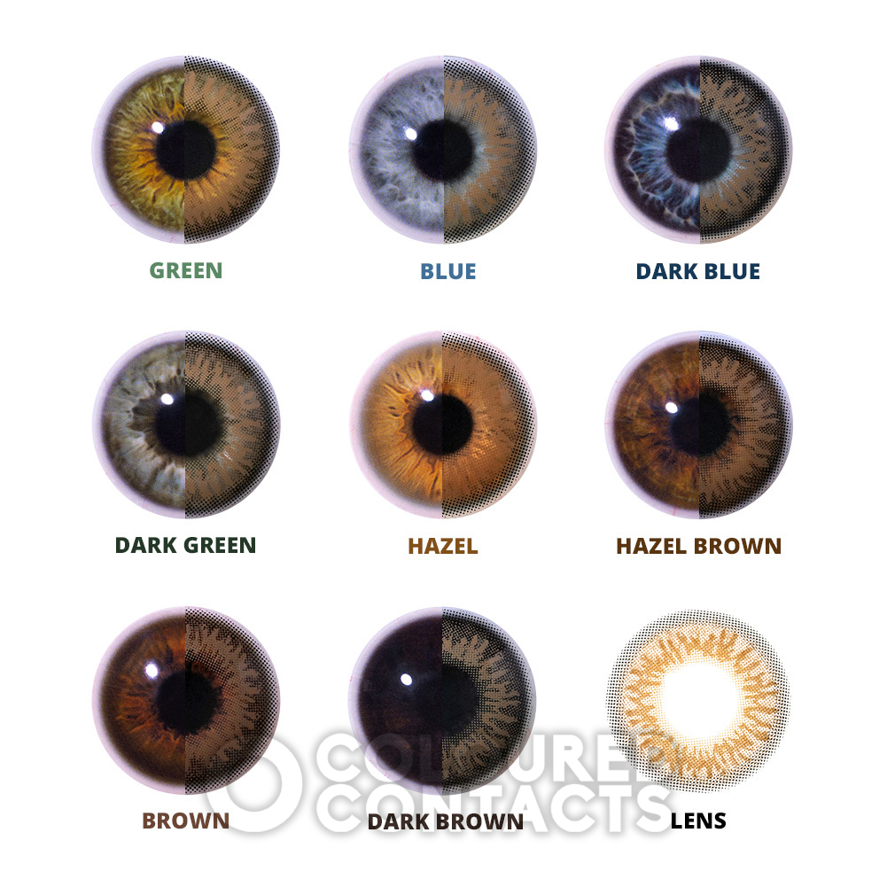 Hazel Gemstone Daily Colored Contact | Natural Lenses
