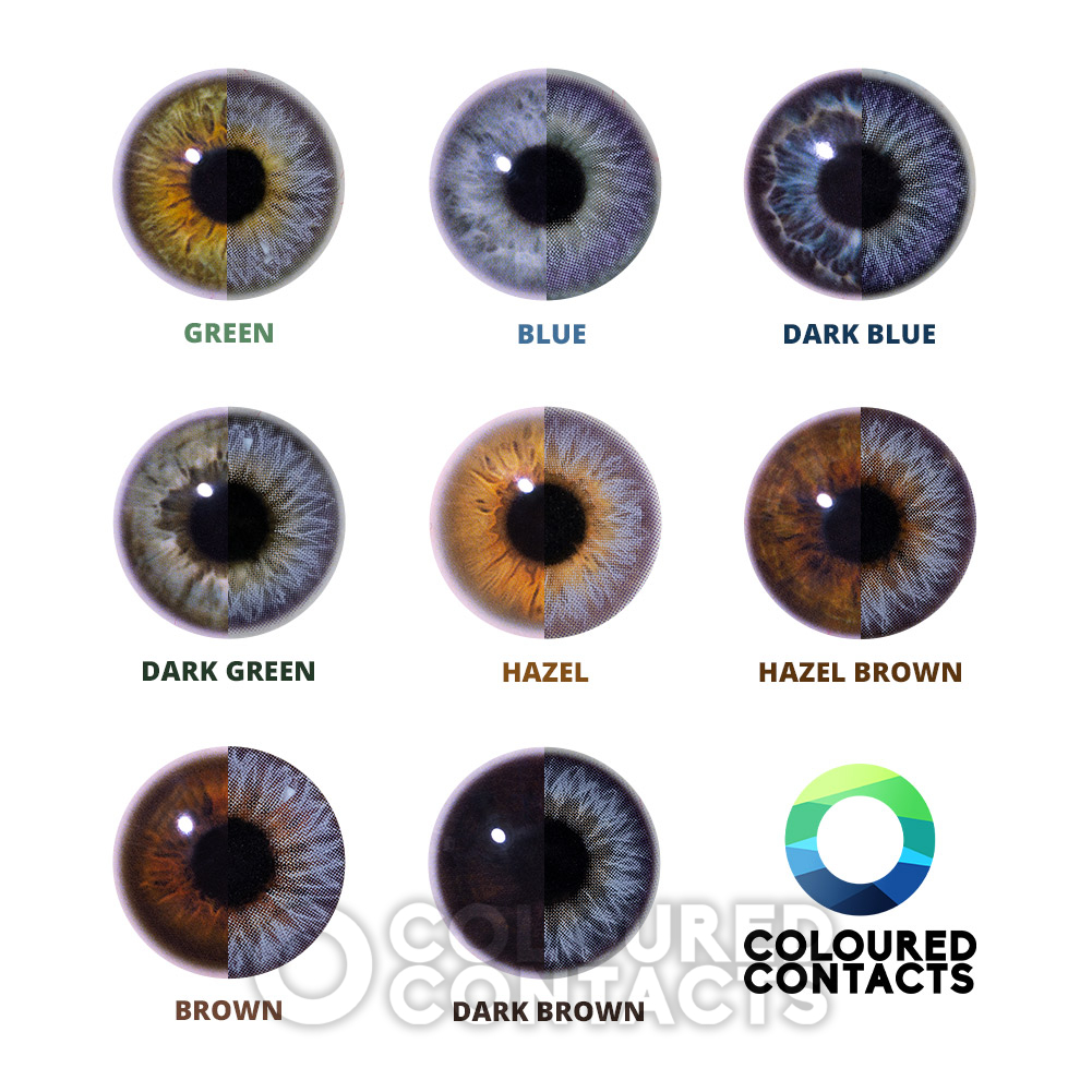 Cobalt Coloured Contact Lenses (Daily) | Coloured Contact Lenses