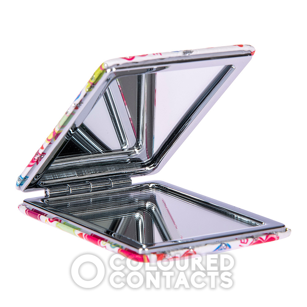 Love Hearts | Folding Compact Contact Lens Mirror