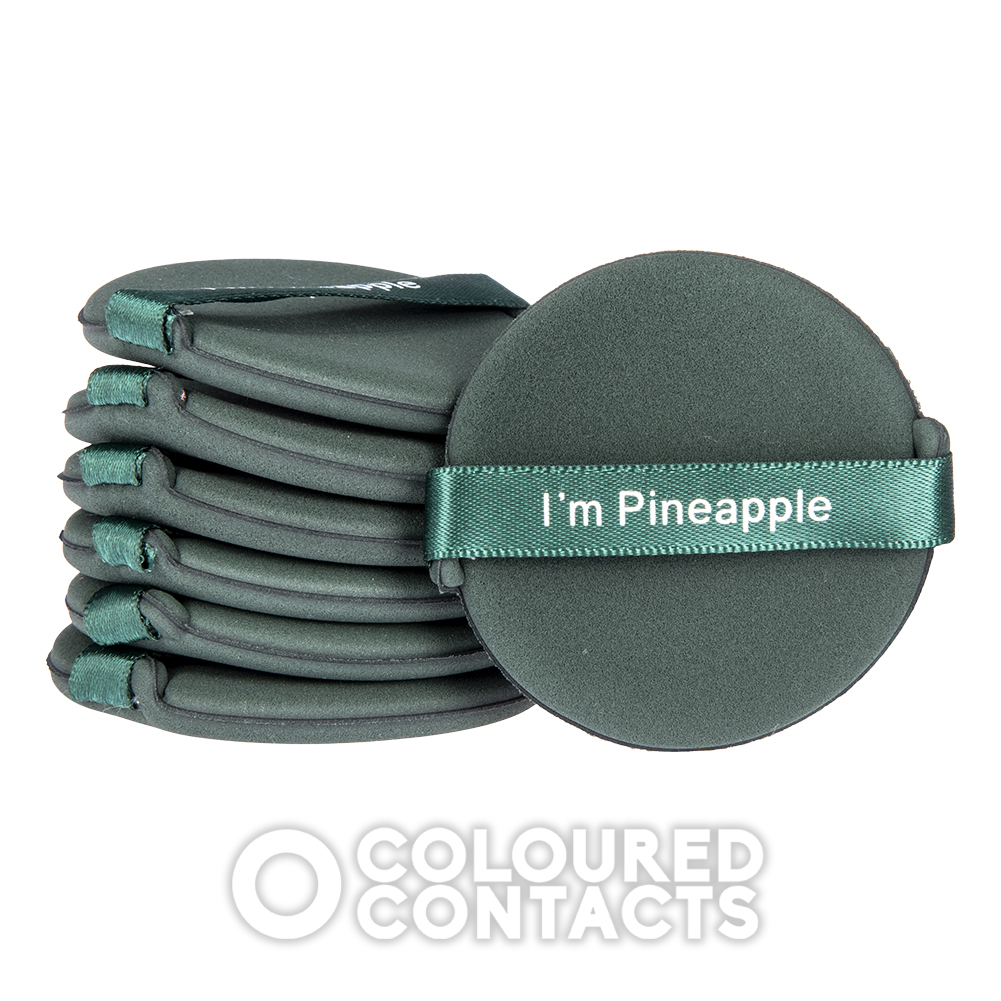 Pineapple Green | Cosmetics Powder Puffs