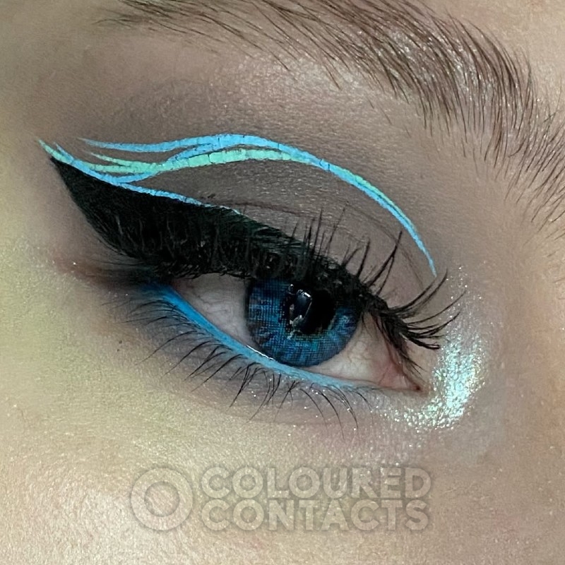 Air Optix Colors Brilliant Blue Monthly Prescription Contact Lenses