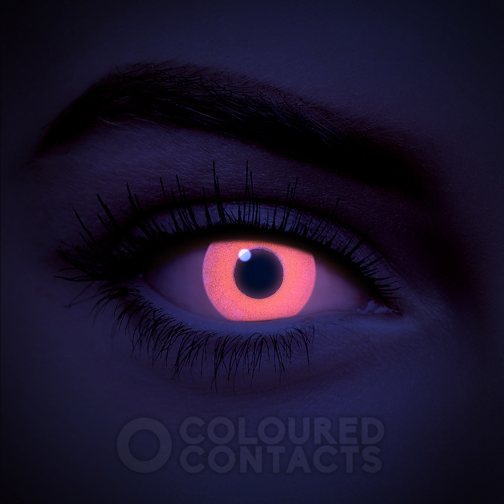 Orange UV Eye Contact Lenses (Daily) | Coloured Contacts