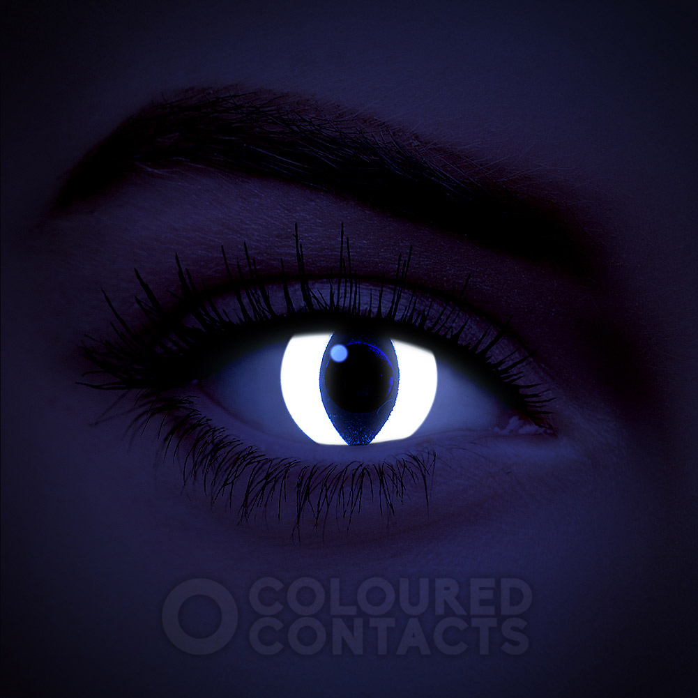 Pink Cat'S Eye Uv I-Glow Coloured Contact Lenses (30 Day) | Coloured ...