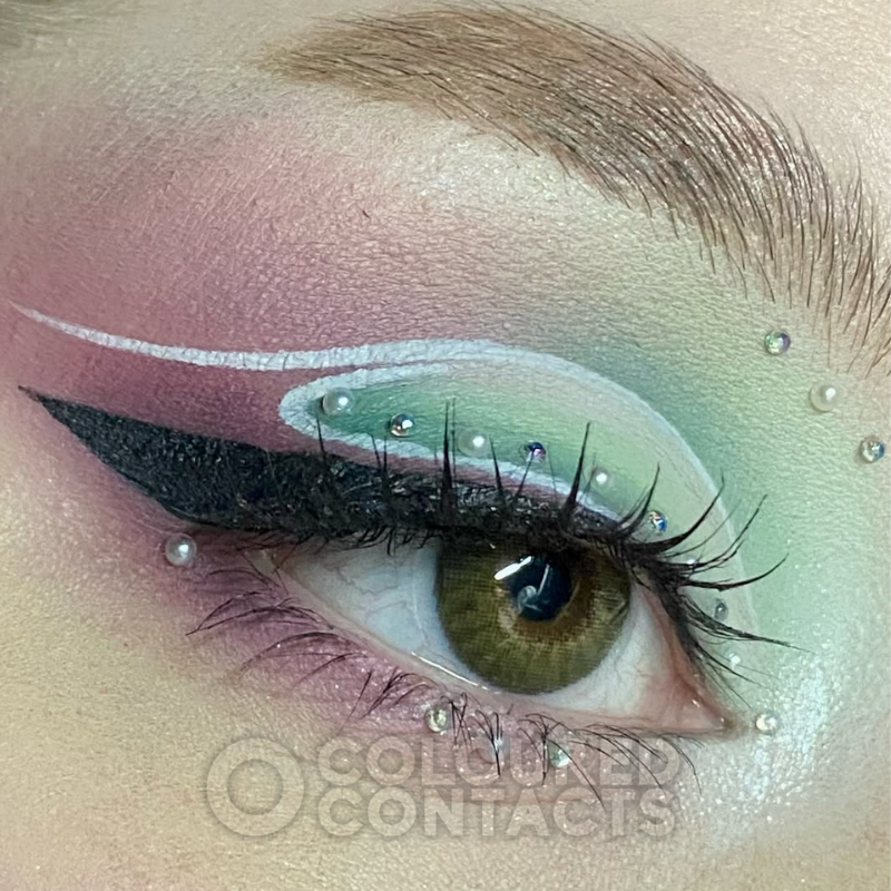 Pearl Gray Colored Contact Lenses | Daily Colored Contacts