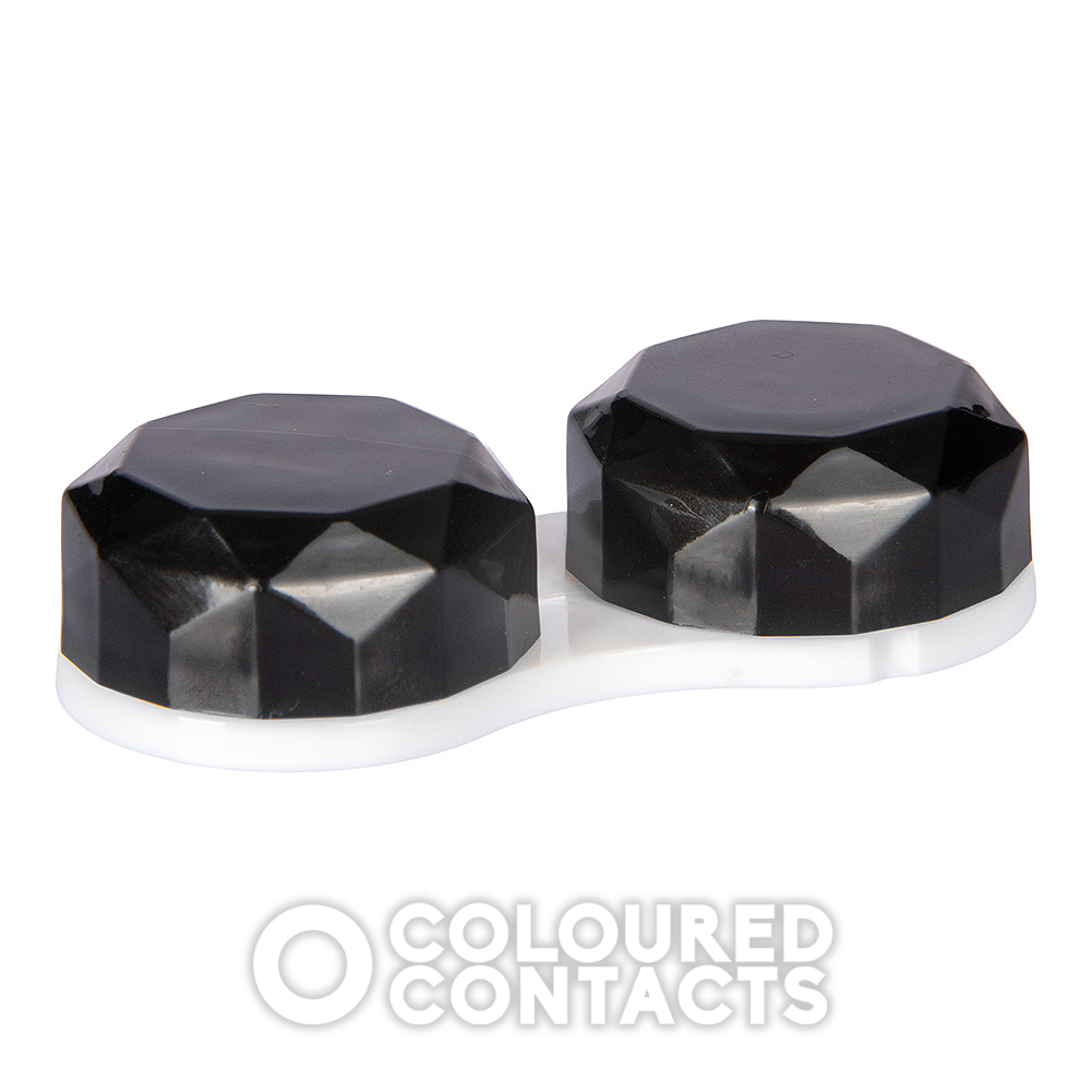 Contact Lens Black Travel Case Kit | Lenses Inserter & Accessories