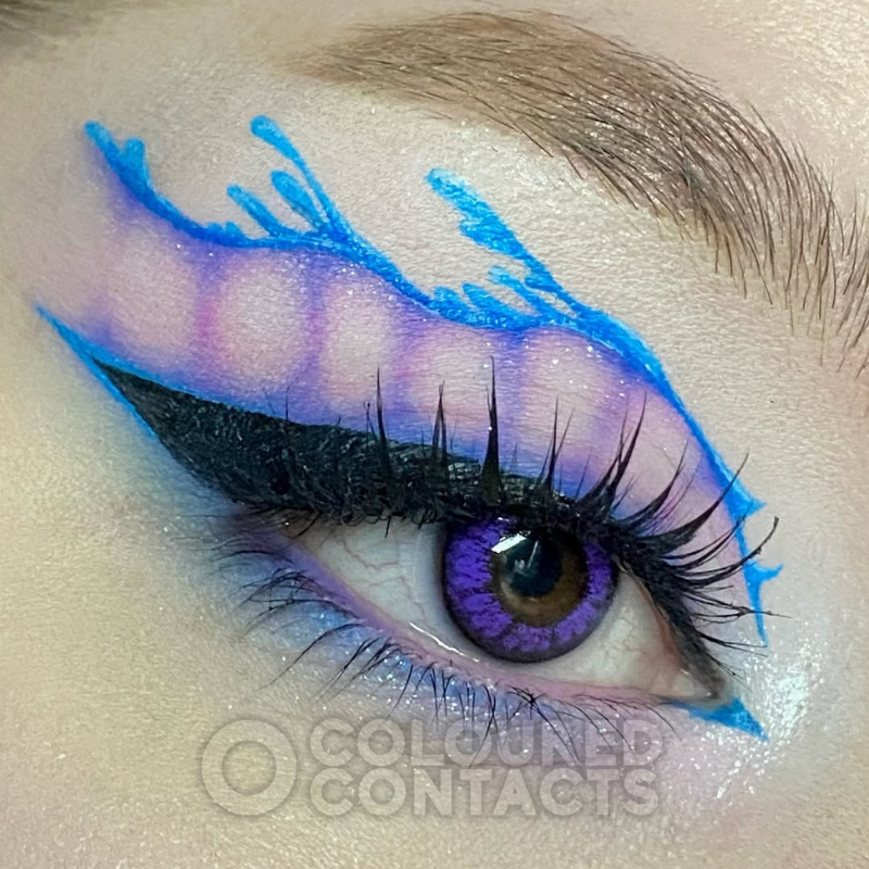 Violet Blend Coloured Contact Lenses (Daily) | Coloured Contact Lenses