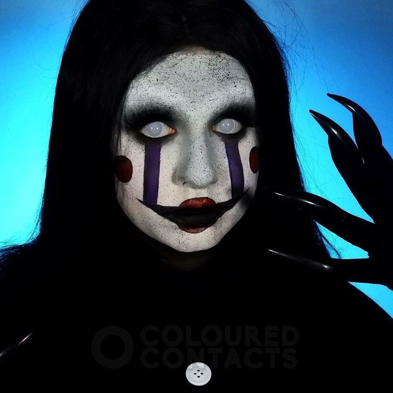White Screen UV I-Glow Coloured Contact Lenses (30 Day) | Coloured ...