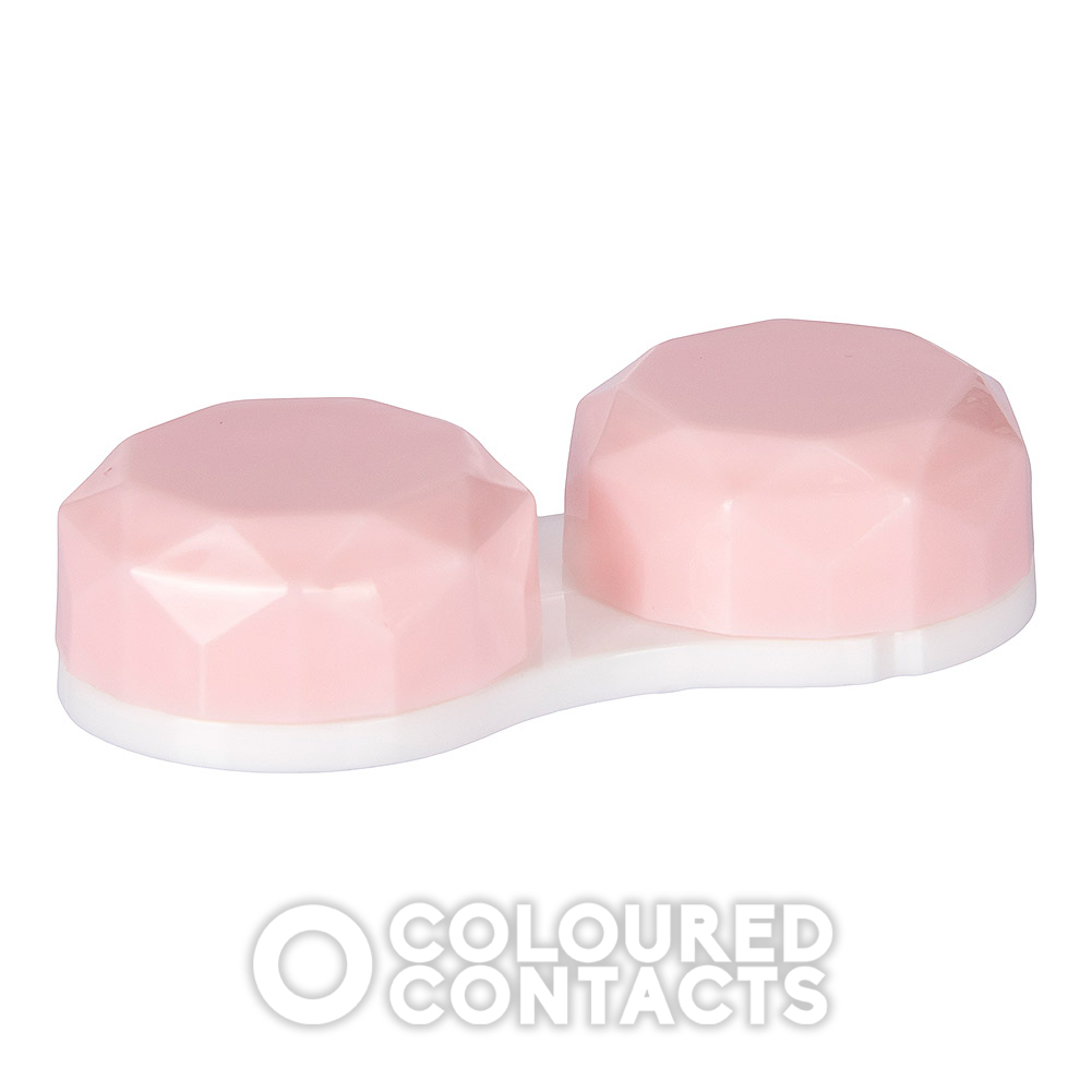 Contact Lens Pink Travel Case Kit | Lenses Inserter & Accessories